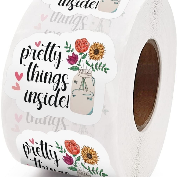 Office | 10 Count Pretty Things Inside Floral Stickers | Poshmark